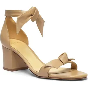 ALEXANDRE BIRMAN Clarita Block Heel Sandal - Beige