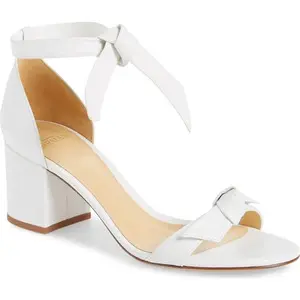 ALEXANDRE BIRMAN Clarita Block Heel Sandal - White