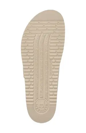 Mephisto Hester Slide Sandal - Light Sand Havana Leather
