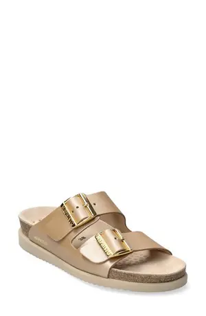 Mephisto Hester Slide Sandal - Platinum