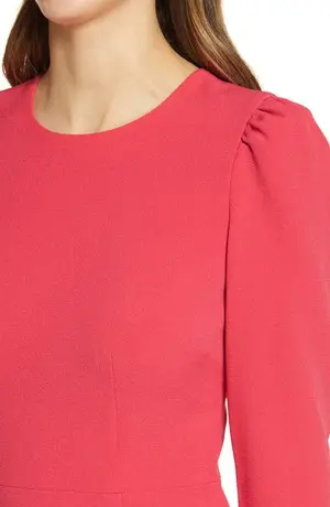 Eliza J Long Sleeve Bow Back Party Dress