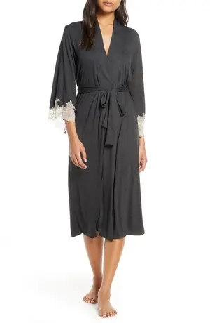 Natori Luxe Shangri-la Robe Aco Anthracite