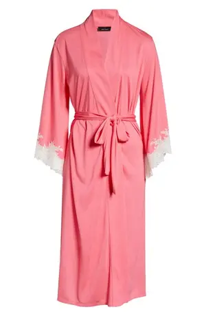 Natori NATORI Luxe Shangri-La Robe Pink
