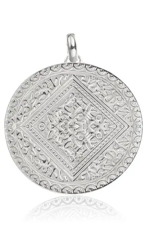 Monica Vinader Monica Vinader Mini Marie Pendant Charm Silver