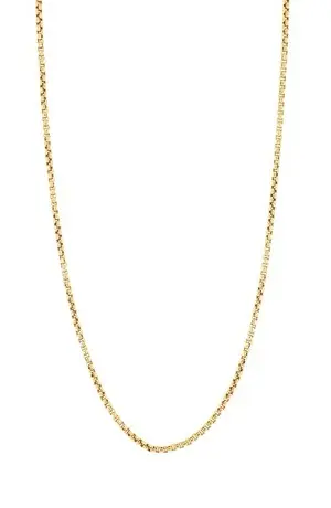 Bony Levy Bony Levy 14k Gold Box Chain Necklace Yellow Gold