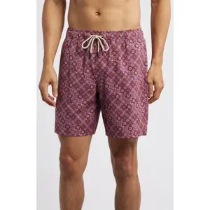 FAIR HARBOR Fair Harbor The Bayberry Swim Trunks Coral