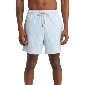 FAIR HARBOR Fair Harbor The Bayberry Swim Trunks Mist Ocean Current