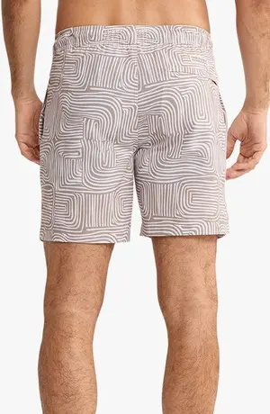 FAIR HARBOR The Bayberry Swim Trunks - Wavy Sands