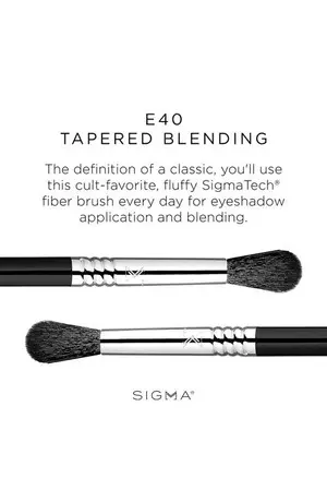 SIGMA BEAUTY E40 Tapered Blending Brush - No Color