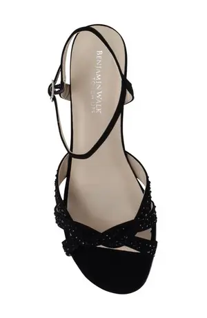 TOUCH UPS Lena Wedge Sandal - Black