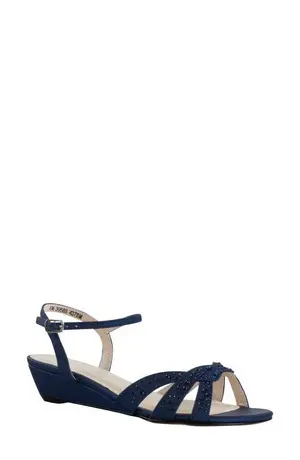 TOUCH UPS Lena Wedge Sandal - Navy
