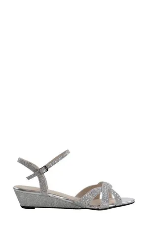 TOUCH UPS Lena Wedge Sandal - Silver