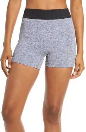 Free People Seamless Shorts - Heather Grey