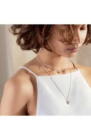 Monica Vinader Chain Link Necklace - Silver