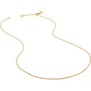 Monica Vinader Chain Link Necklace - Yellow Gold