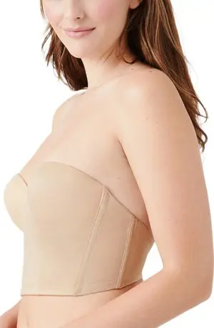 Wacoal Future Foundation Strapless Longline Underwire Bra - Natural