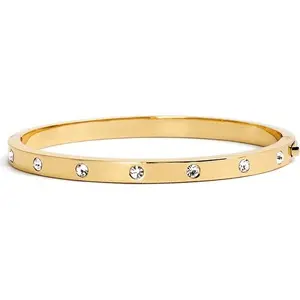 Kate Spade New York Crystal Hinge Bangle - Gold