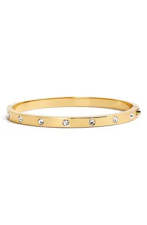 Kate Spade New York Crystal Hinge Bangle - Gold