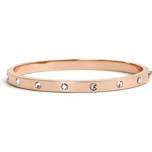 Kate Spade New York Crystal Hinge Bangle - Rose Gold