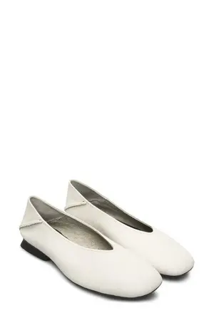 Camper Casi Myra Ballet Flat White Natural