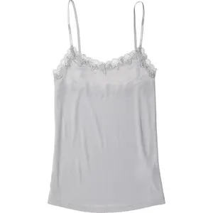 Uwila Warrior Lace Trimmed Silk Camisole Alloy