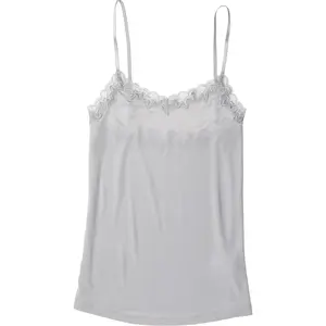 Uwila Warrior Lace Trimmed Silk Camisole Alloy