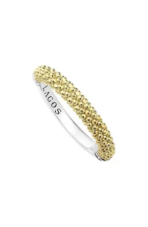Lagos LAGOS Caviar Stacking Ring Gold
