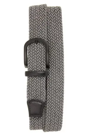 Torino Braided Mélange Belt - Grey