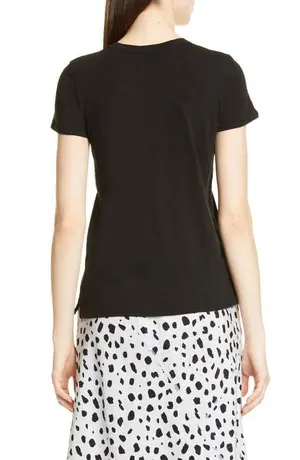 ATM Anthony Thomas Melillo Schoolboy Cotton Crewneck T-shirt - Black