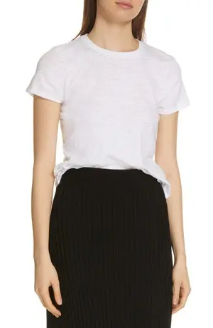 ATM Anthony Thomas Melillo Schoolboy Cotton Crewneck T-shirt - White