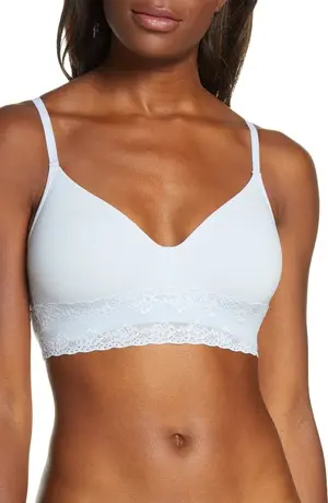 Natori Bliss Perfection Contour Soft Cup Bralette Dusty Blue