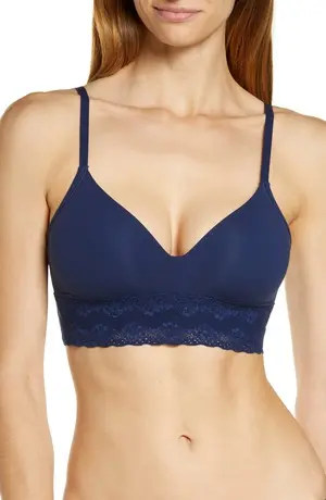 Natori Bliss Perfection Contour Soft Cup Bralette Evening Sky