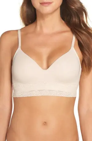 Natori Bliss Perfection Contour Soft Cup Bralette Lt Mocha