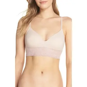 Natori Bliss Perfection Contour Soft Cup Bralette - Rose Beige