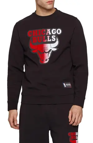 BOSS X Nba Chicago Bulls Logo Sweatshirt