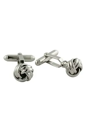 David Donahue Knot Cufflinks - Silver