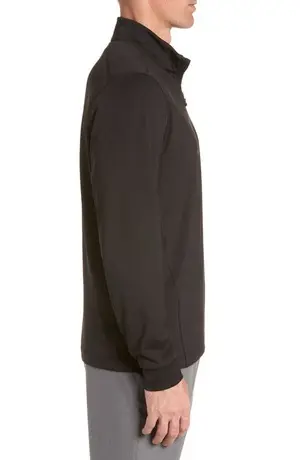 Cutter & Buck Traverse Stretch Quarter Zip Pullover - Black