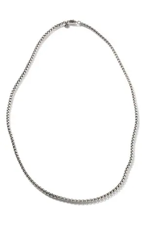 John Hardy Naga Box Chain Necklace - Silver