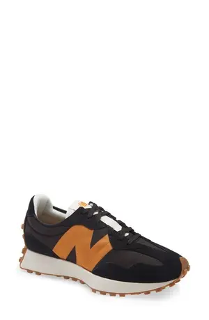 NEW BALANCE 327 Sneaker Black/ Orange