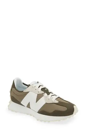 NEW BALANCE 327 Sneaker Military Olive/ White