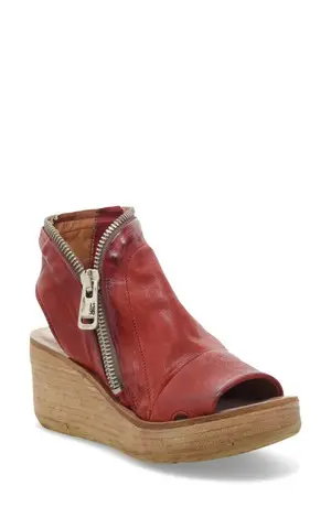A.S.98 Naylor Platform Wedge Sandal - Ginger