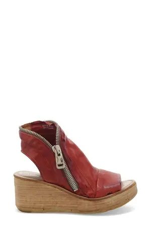 A.S.98 Naylor Platform Wedge Sandal - Ginger