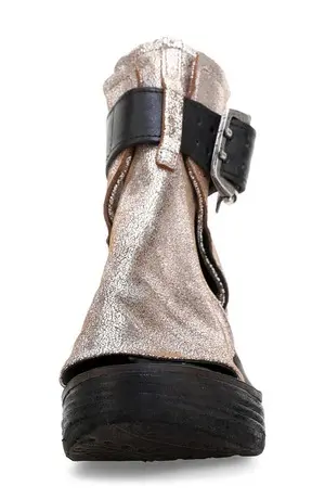 A.S.98 Naya Wedge Sandals - Platinum
