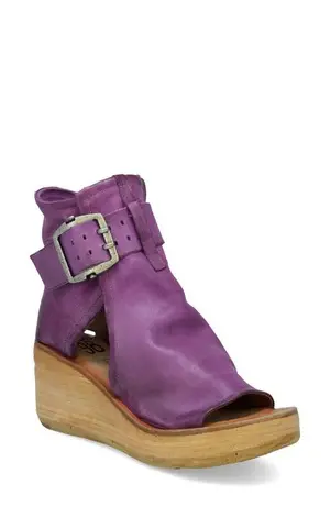 A.S.98 A.S.98 Naya Wedge Sandals Purple