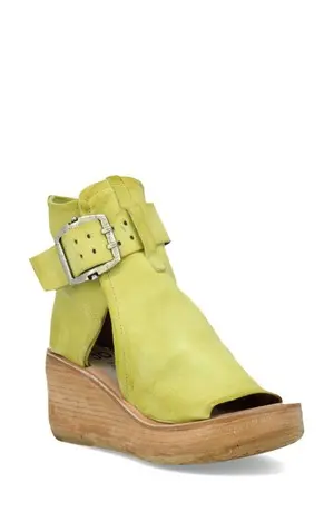A.S.98 A.S.98 Naya Wedge Sandals Yellow