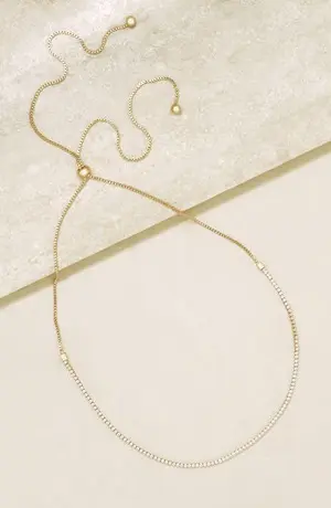 Ettika Box Chain Choker Necklace - Gold