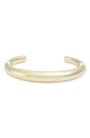 Argento Vivo Argento Vivo Sterling Silver Tapered Cuff Gold