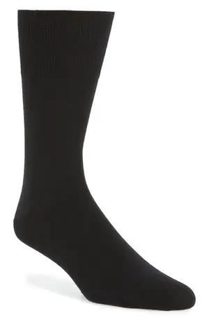 Falke Airport Wool-blend Socks - Black