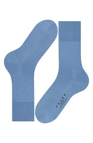 Falke Airport Wool-blend Socks - Cornflower Blue