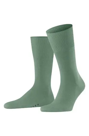Falke Airport Wool-blend Socks - Sage